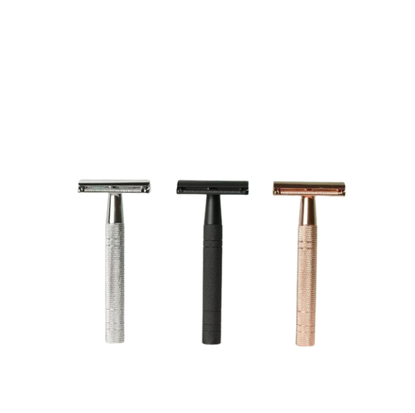 Traditional Men's Metal Handle Safety Razor - Color Fans