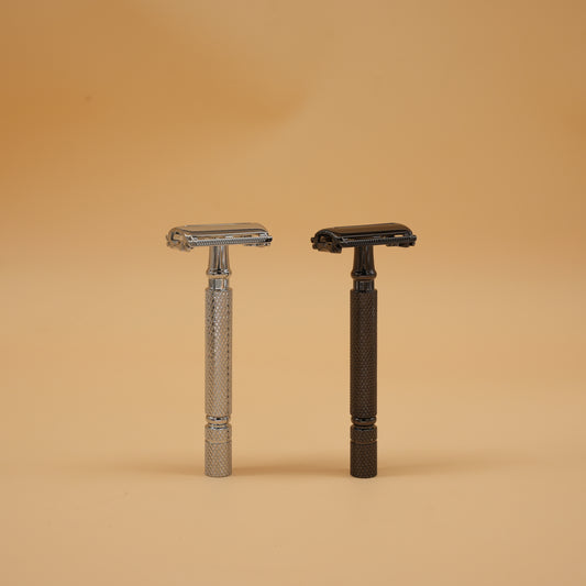 Stainless Steel Butterfly Opening Safety Razor - Color Fans